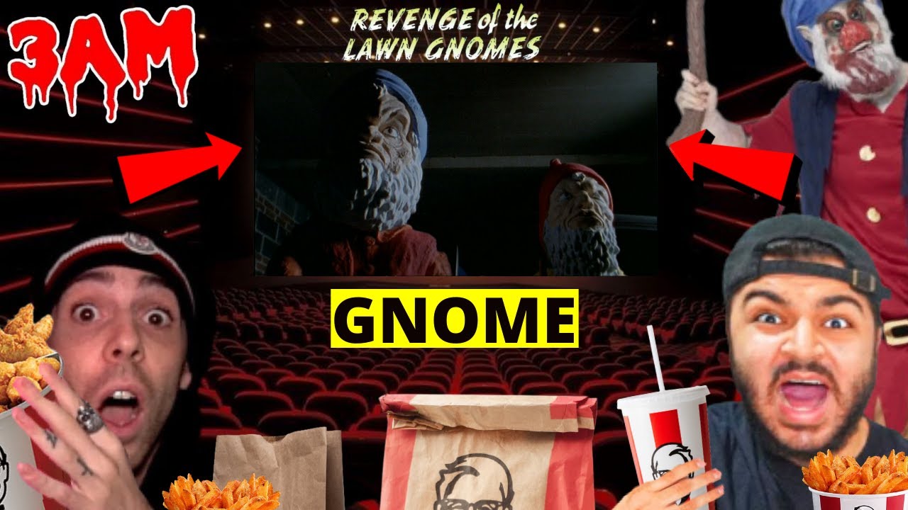 DO NOT WATCH SCARY KILLER GNOME MOVIE IN A THEATER AT 3AM! *GONE WRONG ...