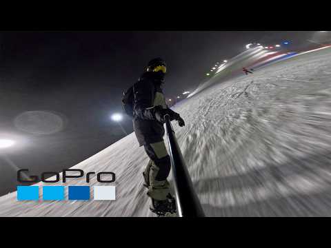 Gece Kaymak Bambaşka! Palandöken’de Sert Rüzgar ve Buz | GoPro 4K