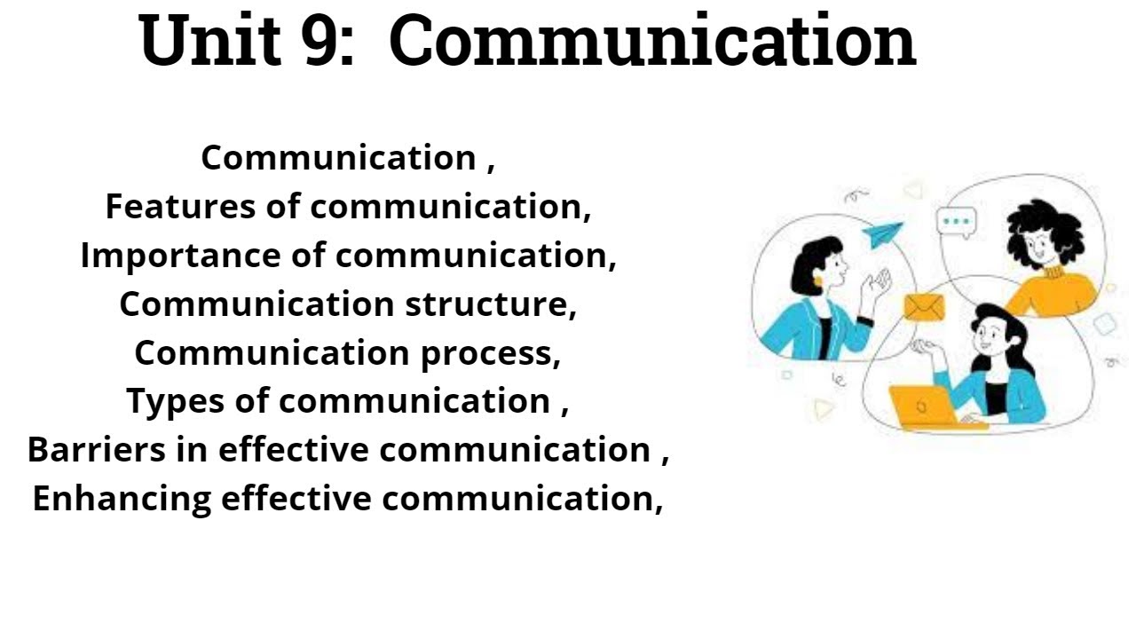 communication | features of communication | Communication structure ...