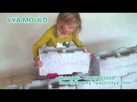 Building A House,interlock block mold - YouTube