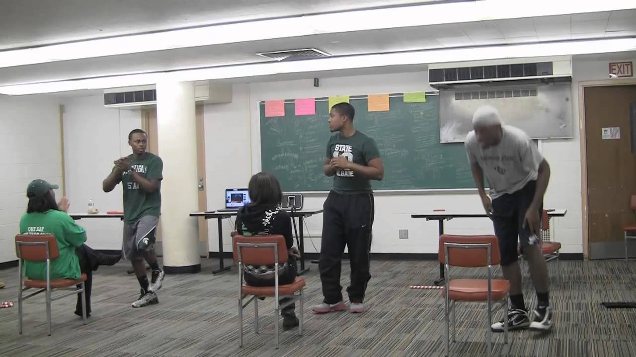 Divine Nine preps for step dance show - YouTube