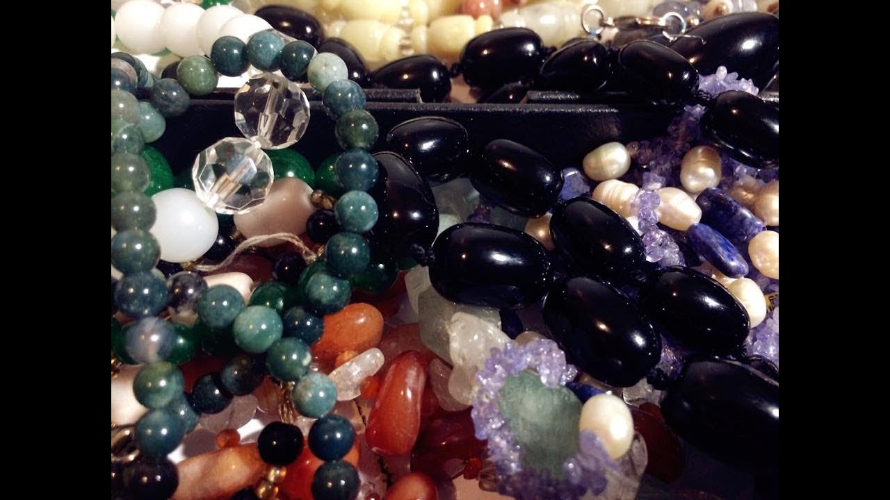 Jewelry Massive gemstone collection haul - YouTube