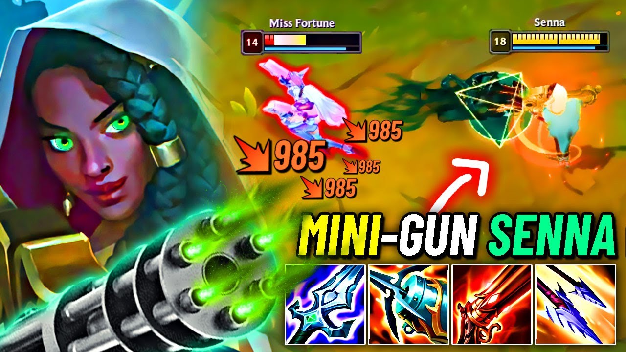 MINI-GUN SENNA is SERIOUSLY BROKEN💀 - YouTube