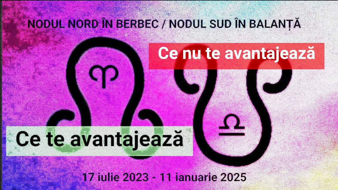 Nodul nord în Berbec, nodul sud în Balanță iulie 2023 - ianuarie 2025 ...