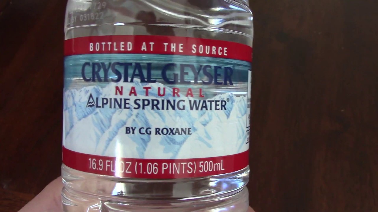 Crystal Geyser Natural Alpine Spring Water by CG Roxane - Water Review ...