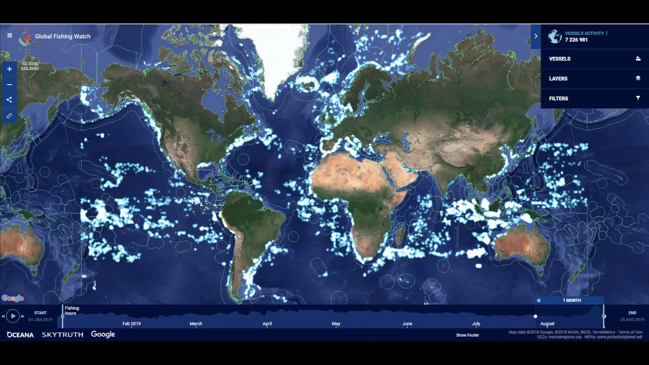 Marine Regions - Global Fishing Watch - YouTube