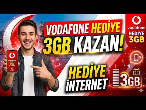 ✅VODAFONE BEDAVA İNTERNET 2026 - VODAFONE BEDAVA 3GB İNTERNET KAZANMAK✅