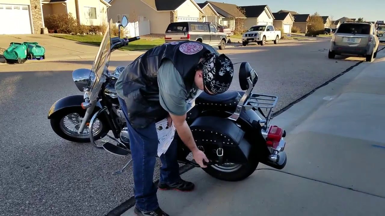 Viking Bags Presents Slanted Studded Saddle Bag Review For Suzuki ...