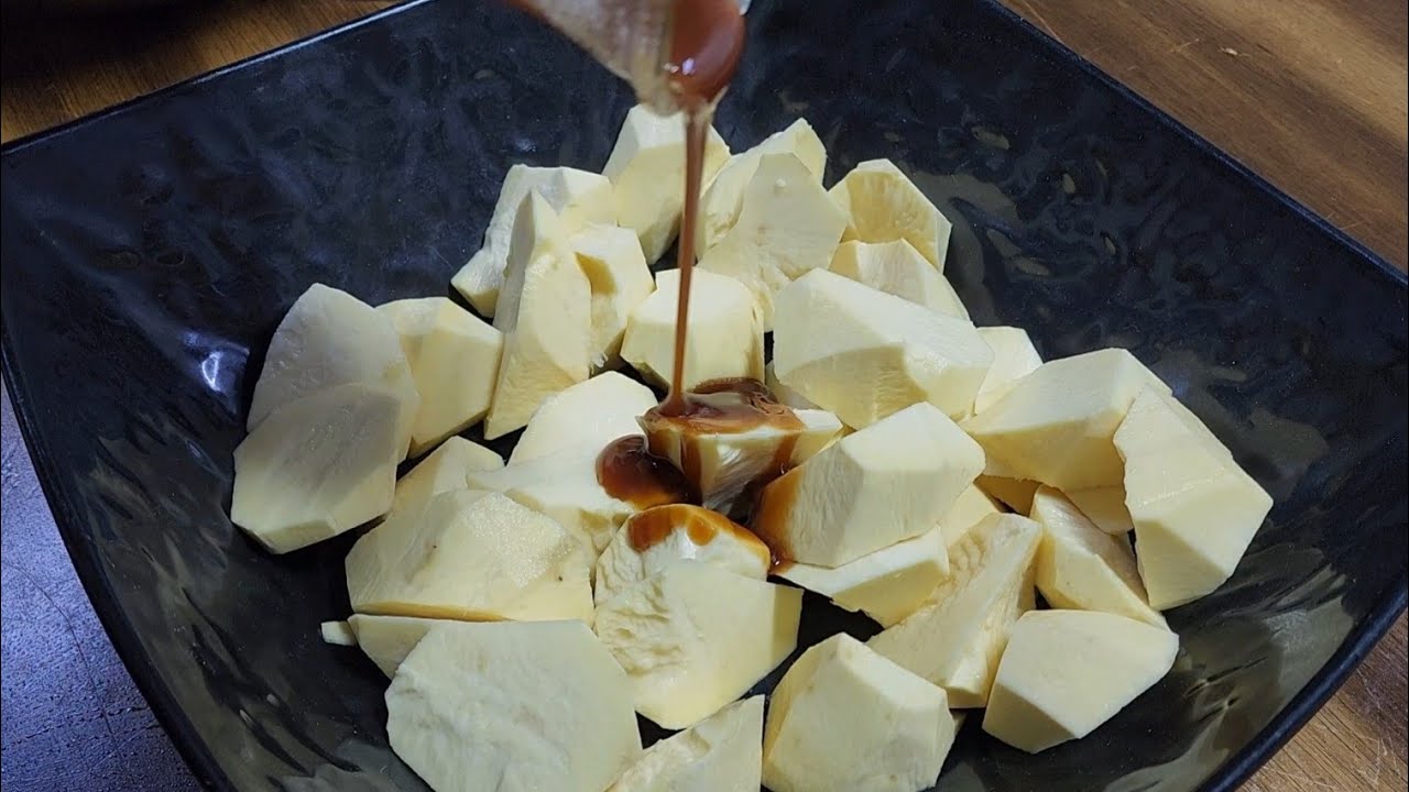 고구마를 기름에 튀기지 않고 이렇게 만들었더니 건강하고 맛있어요/다이어트고구마맛탕 Diet sweet potato matang ...