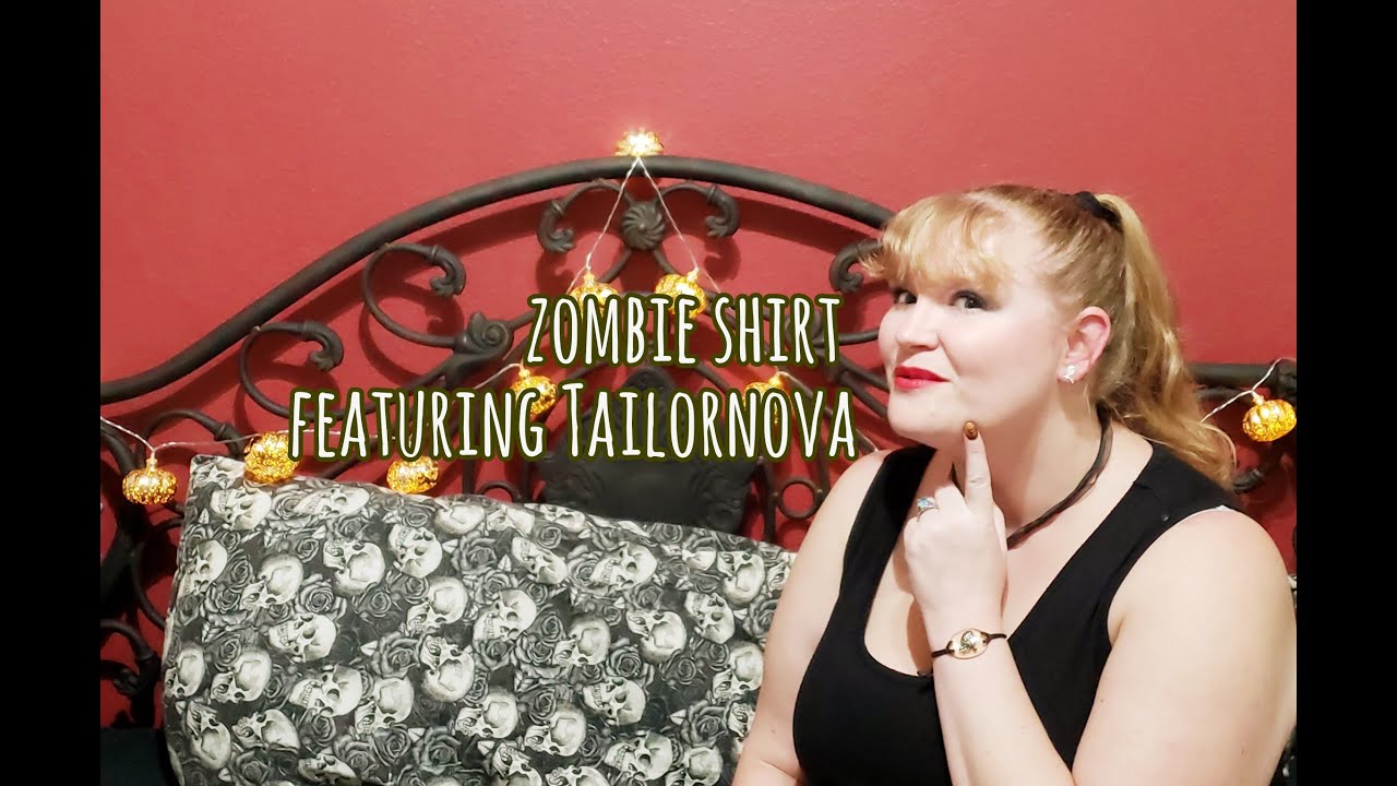 The Zombie Shirt!!! Featuring a Tailornova pattern - YouTube