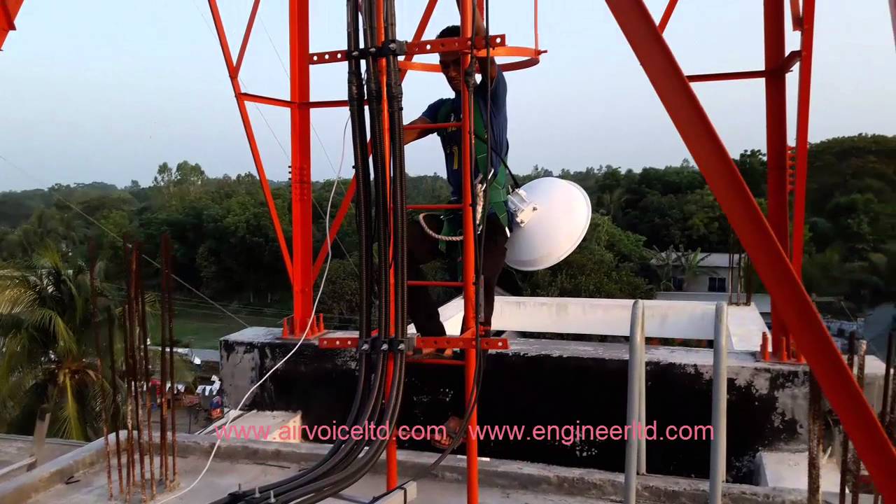 7.8 Miles PTP Radio Link By PowerBeam AC 400 ISO - YouTube