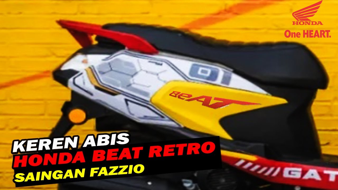 HONDA BEAT RETRO RESMI MELUNCUR | HARGA 15 JUTAAN | DESAIN MIRIP YAMAHA ...