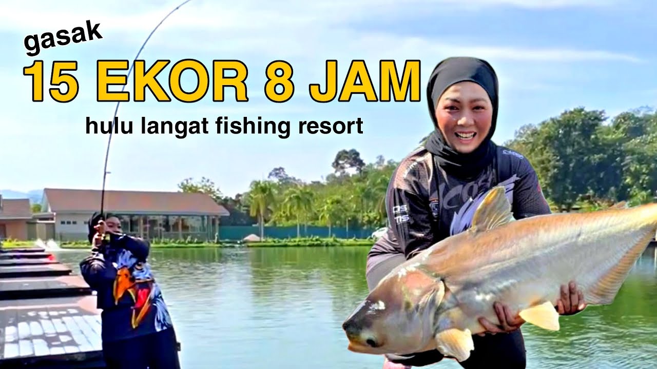 PERTAMA KALI : 15 ekor Patin Mekong dalam 8 jam Memancing di Hulu ...
