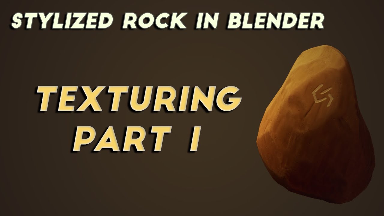 Texturing stylized rock in Substance Painter Tutorial | Part 1 - YouTube