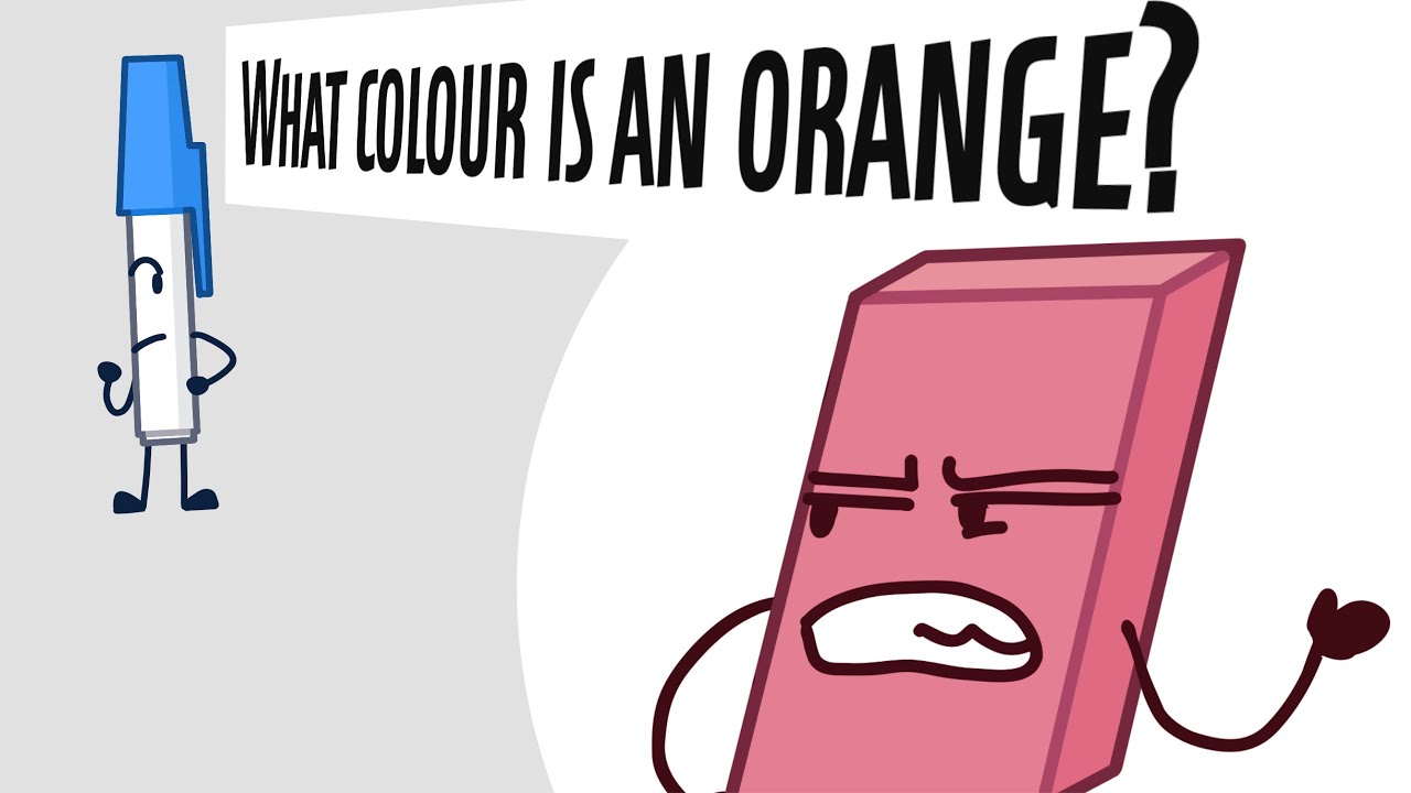 What colour is an orange?? [BFDI:TPOT, Pen & Eraser] - YouTube