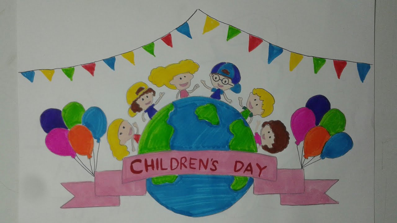 Universal Children's Day Poster | Drawing & Painting World Childrens ...