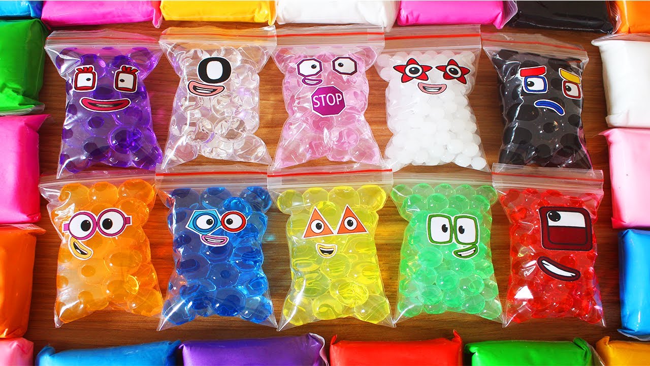 Numberblocks I Satisfying Orbeez ASMR with Piping Bag I Relaxing - YouTube