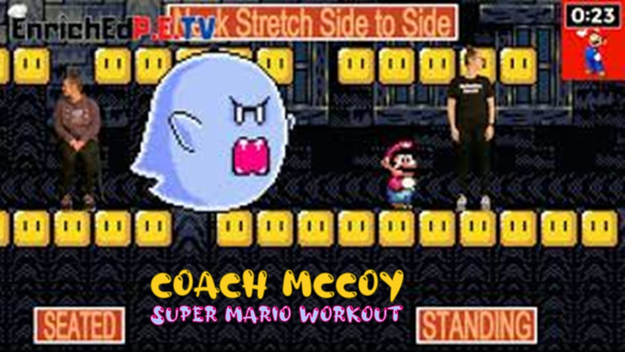 Coach McCoy- A.P.E.: Super Mario Workout (Seated & Standing) - YouTube