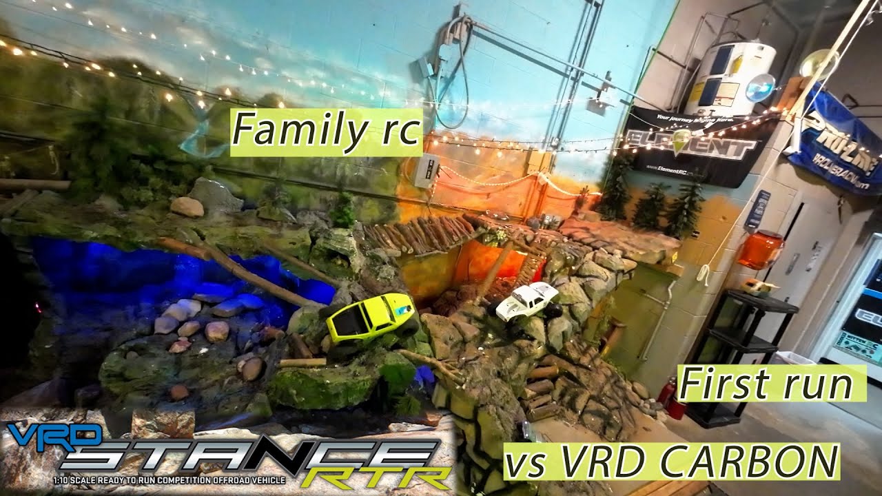 Vanquish Stance RTR first run and VRD CARBON vs VRD STANCE / Family rc ...