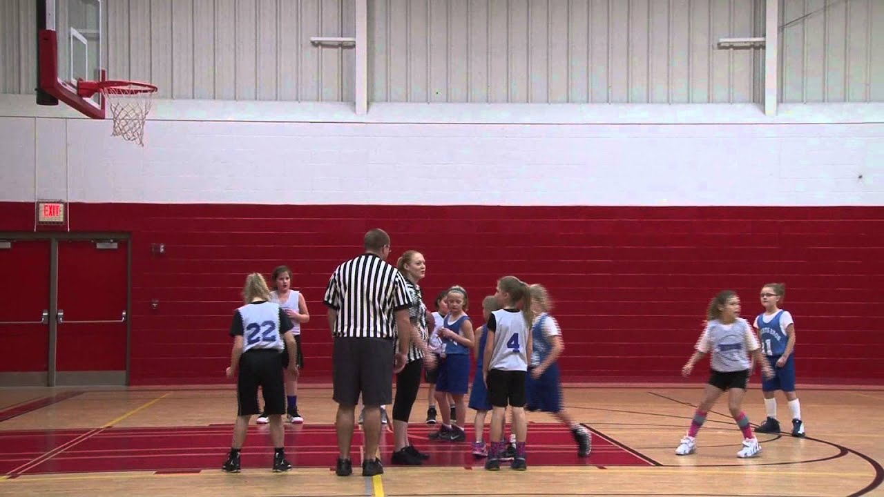 Randolph 3rd Grade Girls Basketball game 2 part 1 at Rio - YouTube