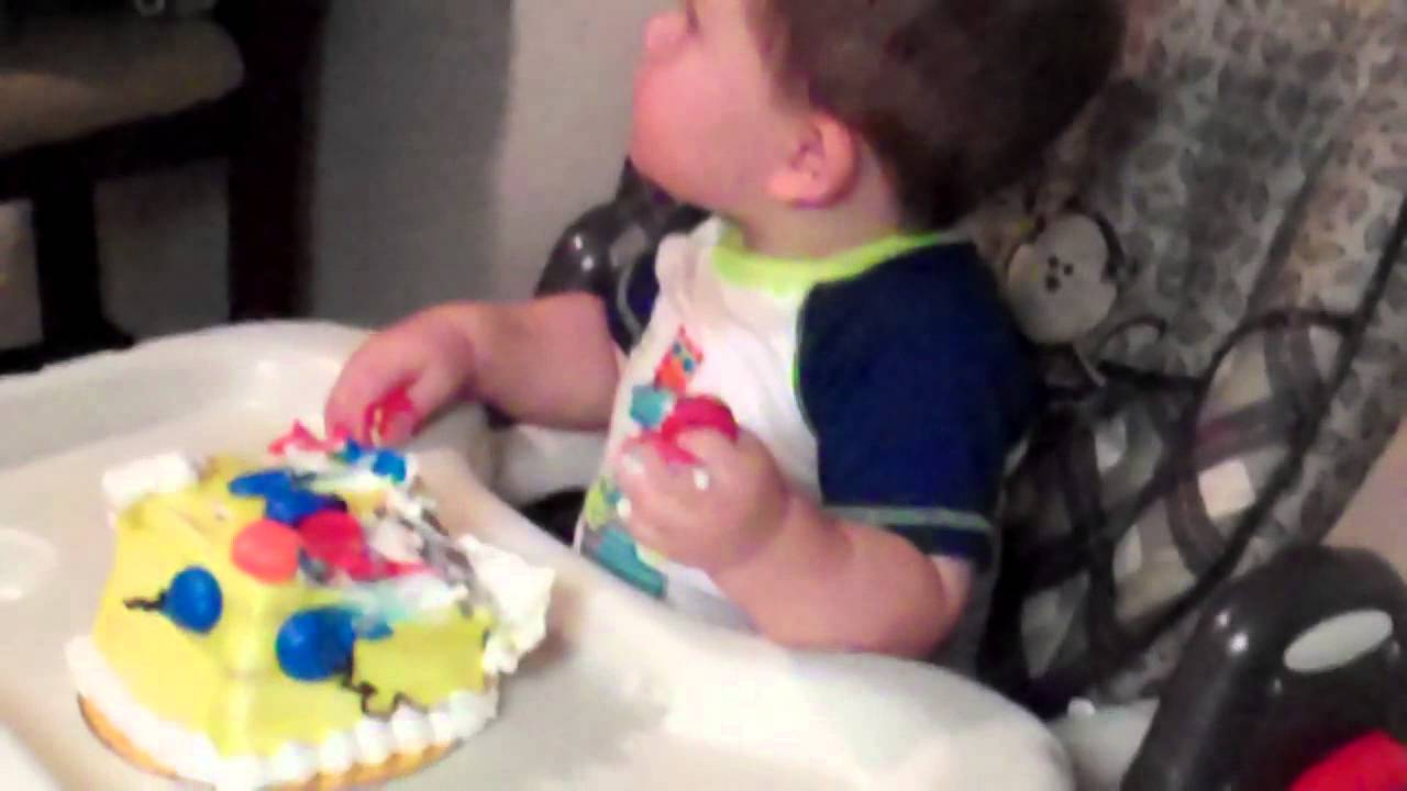 Bubba 1st bday cake - YouTube