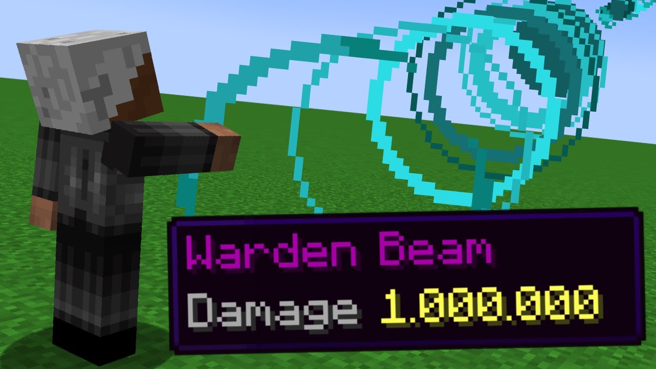 How To Use the Warden's Sonic Attack in Minecraft Java and Bedrock - YouTube