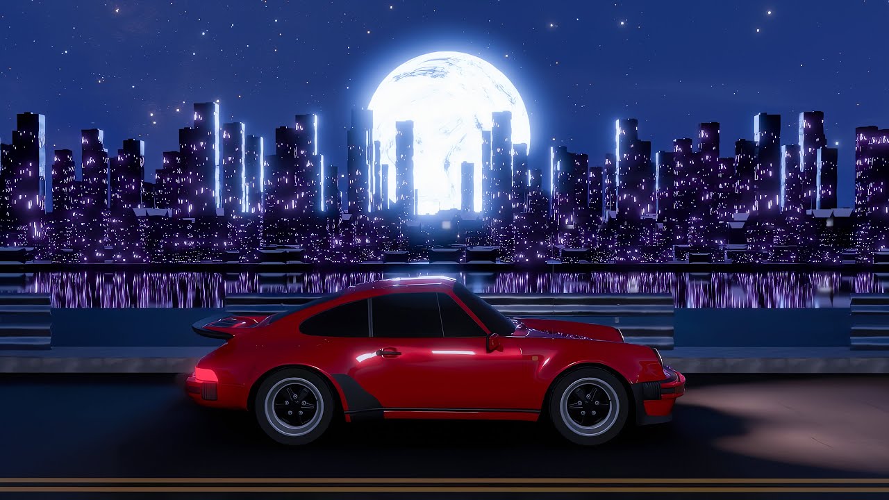 Synthwave Mixtape | Night Drive | 4K Loop Animation - YouTube
