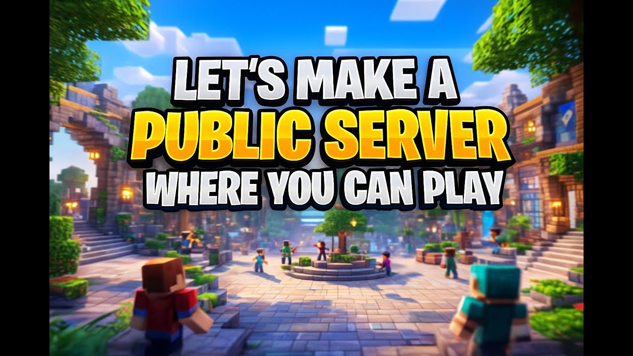 🔥 Making a PUBLIC Minecraft Server – Play Any Time! 🏆 - YouTube