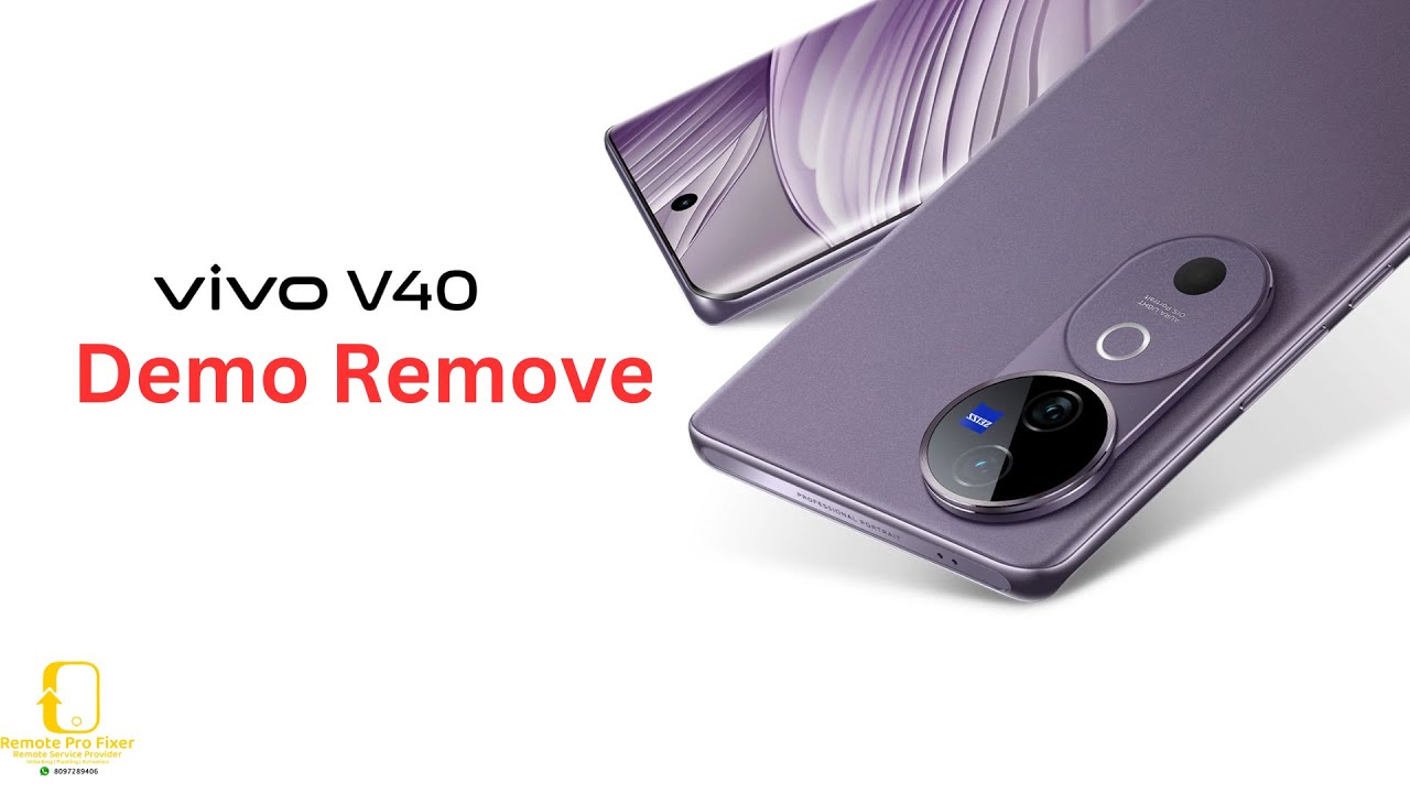 vivo V40 5G V2348 Demo Remove Paid Service Remotely - YouTube