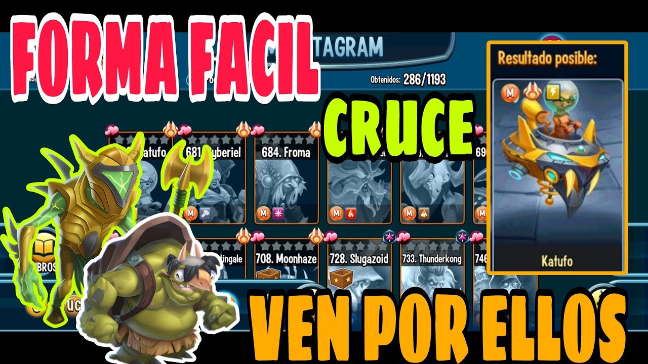 Como conseguir monstruos épicos y míticos por cruce fácil Monster ...