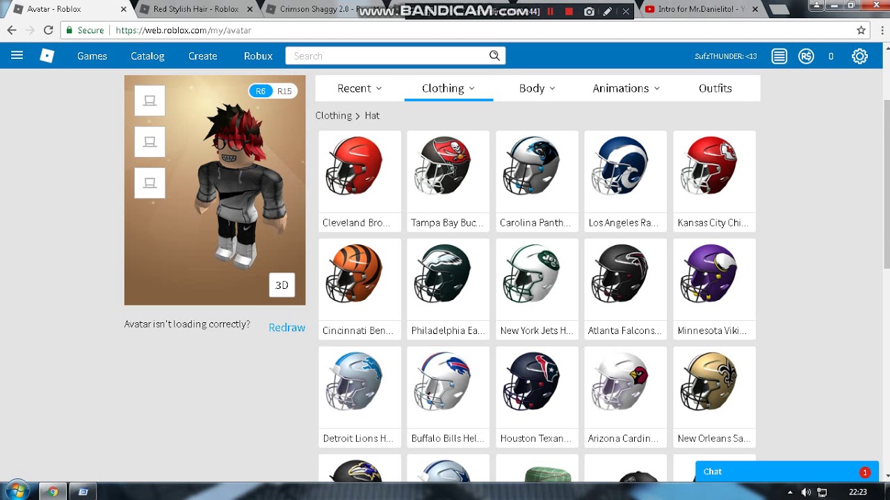 Tutorial How To Wear 2 Hats/Hair in roblox - YouTube