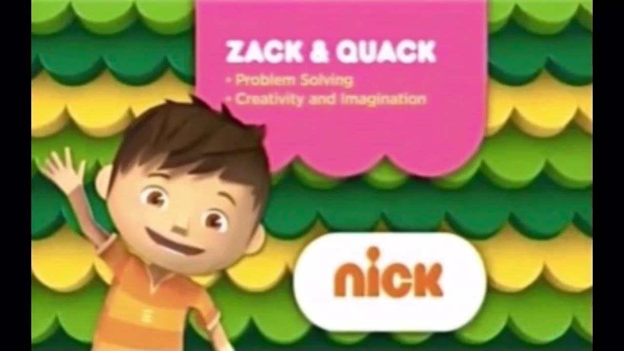 Zack and quack curriculum board 2014 nick version - YouTube