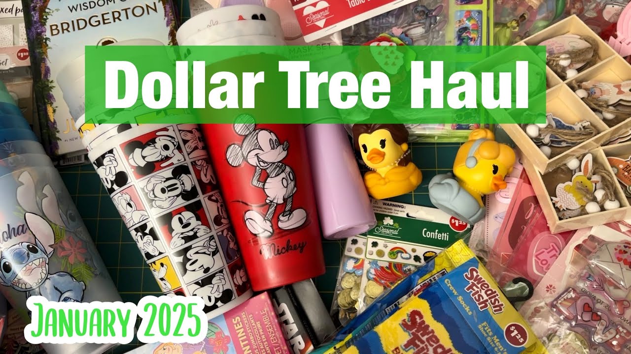 Dollar tree Haul | January 2025 - YouTube