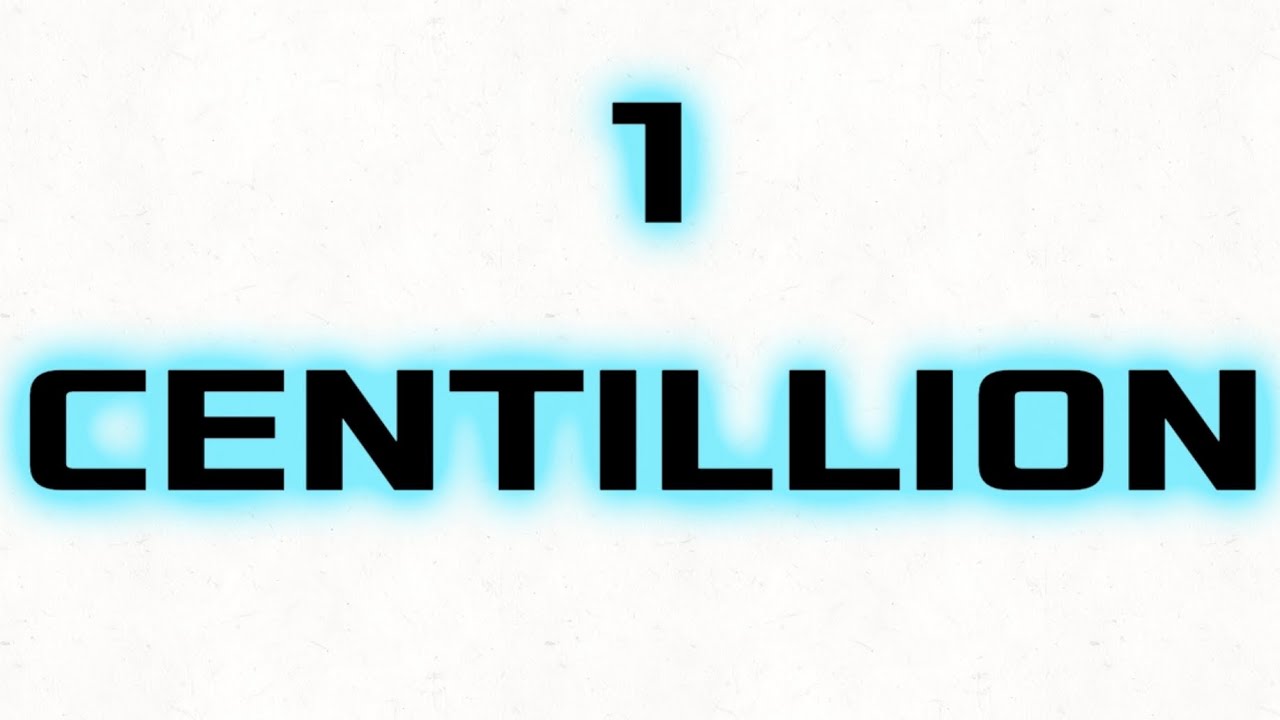1 to 1 Centillion in 3 seconds. - YouTube