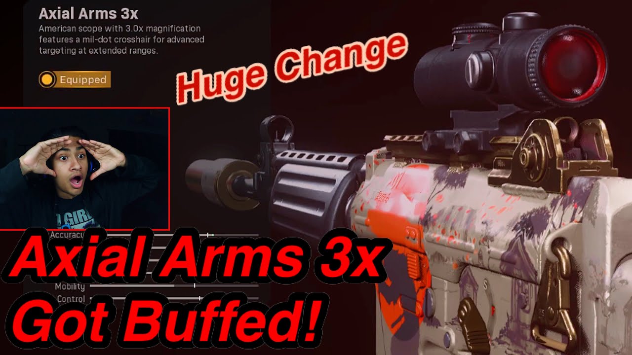 Huge CHANGES To Cold War Optics! Axial Arms 3x Scope Got BUFFED! - YouTube