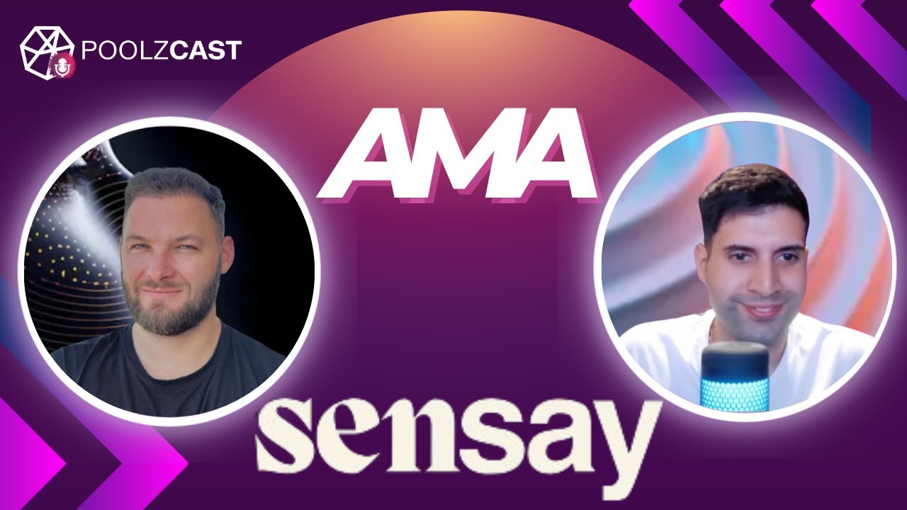 POOLZCAST AMA with Dan Thomson, CEO of Sensay! - YouTube