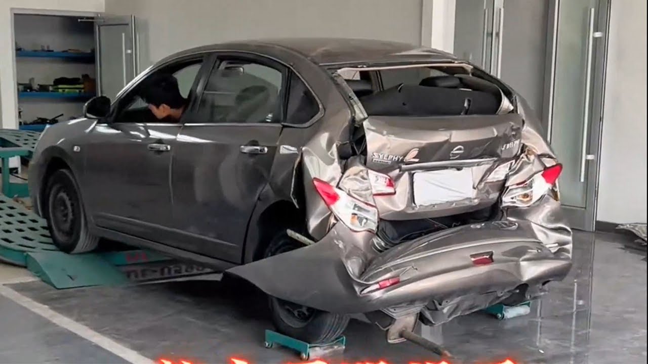 Mechanical Wizardry: Perfectly repairing a Nissan car in a serious ...