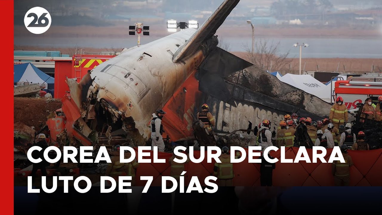 Corea del Sur declara luto de siete días tras accidente aéreo que deja 179 personas muertas ...