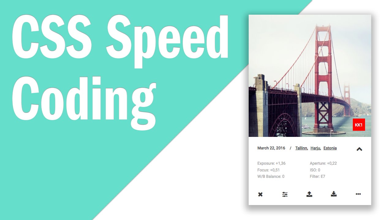 Css Speed Coding Mobile Photo App Youtube