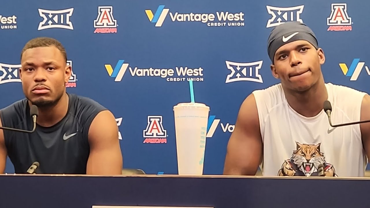 Arizona WR Montana Lemonious-Craig and Reymello Murphy interview (Day 5 ...