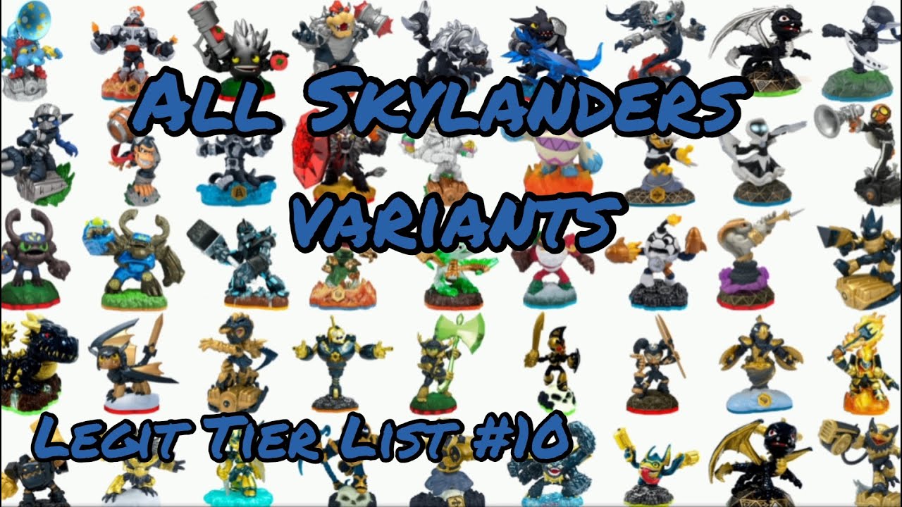 Ranking ALL Skylanders variants | Legit Tier List #10 - YouTube