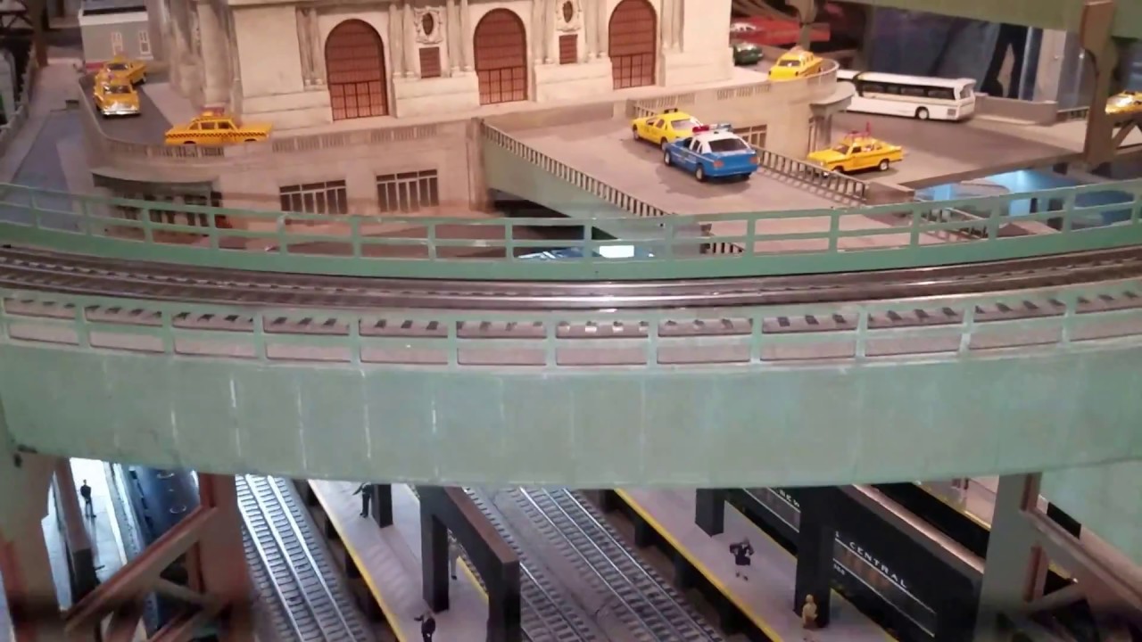 Grand Central Station Model Train Exhibit & Display - YouTube