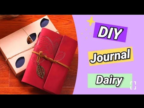 DIY Journal Diary at home / How To make journal diary / Journal ...