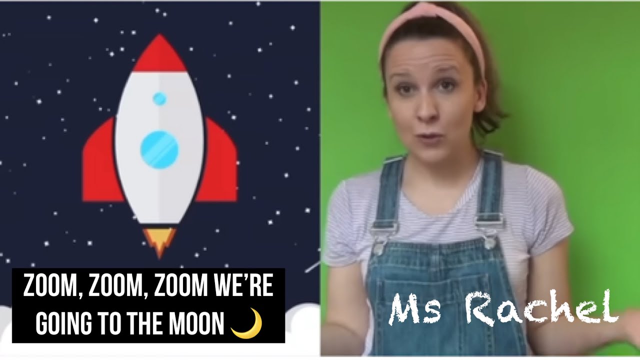 Ms Rachel - Zoom, Zoom, Zoom We’re Going to the Moon 🌙 - YouTube