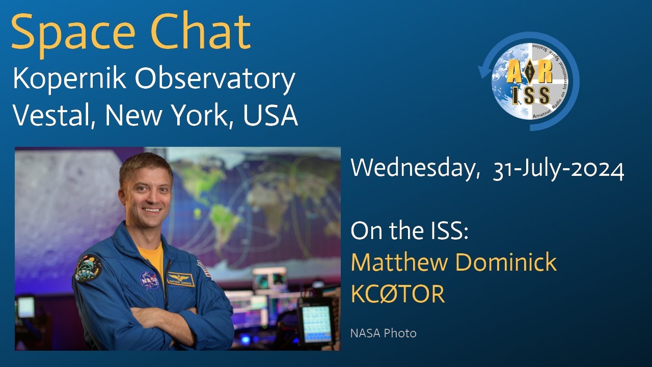 Space Chat: Learners at Kopernik Observatory in Vestal, NY, USA talk ...