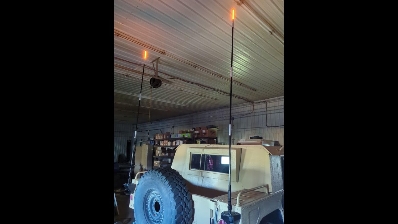 This Antenna is literally Lit! 24v Lighted Antenna for your HUMVEE ...