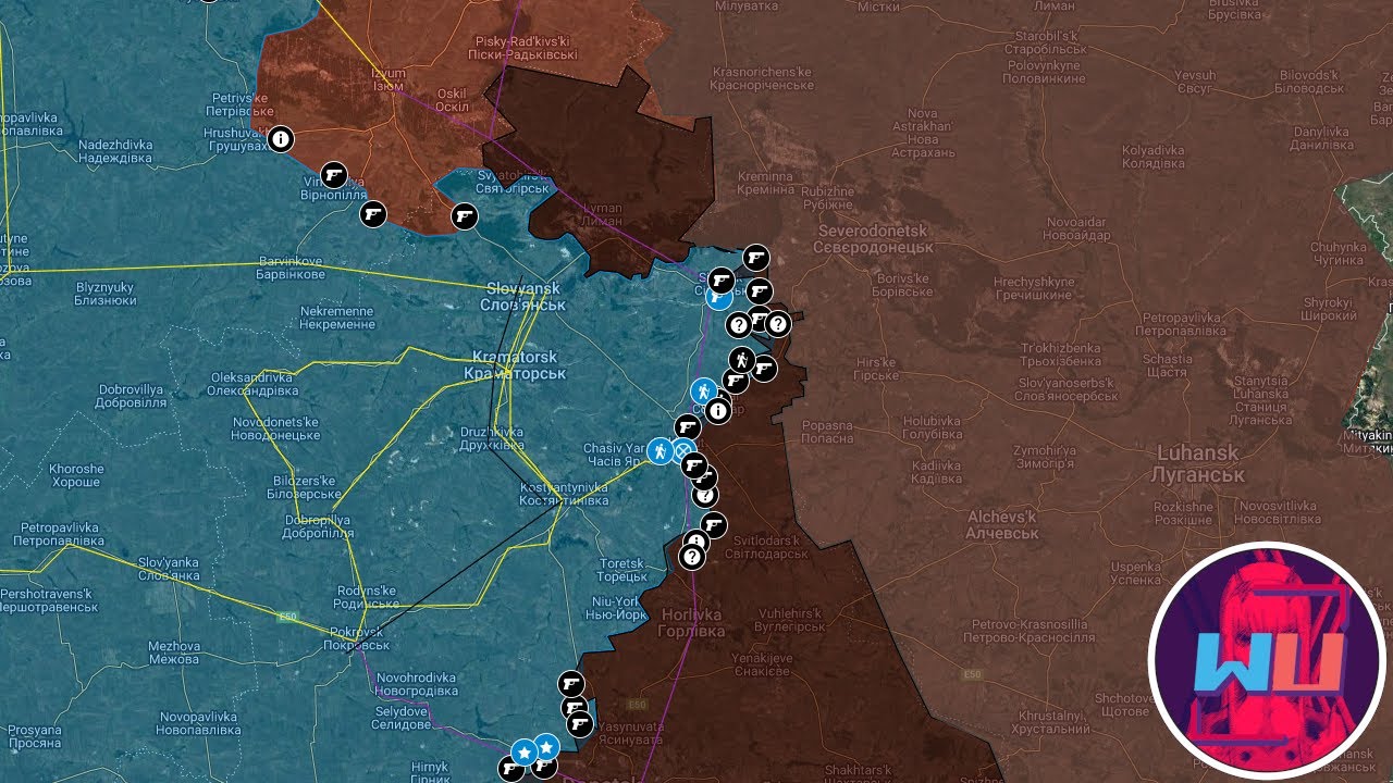 Siversk and Bakhmut Front Analysis [Ukraine war map analysis] - YouTube