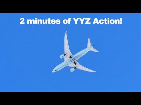 2 minutes of Planespotting at YYZ! - YouTube