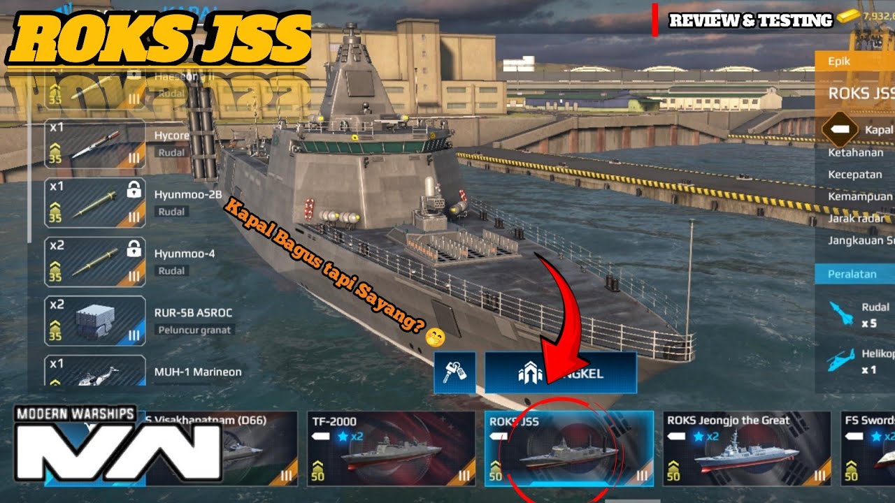 New Ships ROKS JSS - Gameplay & Full Review - Kapal Full dg Rudal ...