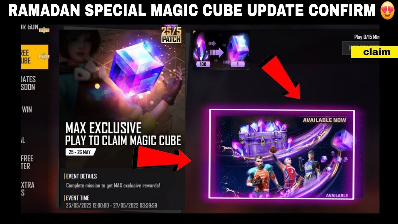 RAMADAN MAGIC CUBE UPDATE CONFIRMED 100% CLAIM MAGIC CUBE EVENT DATE ...